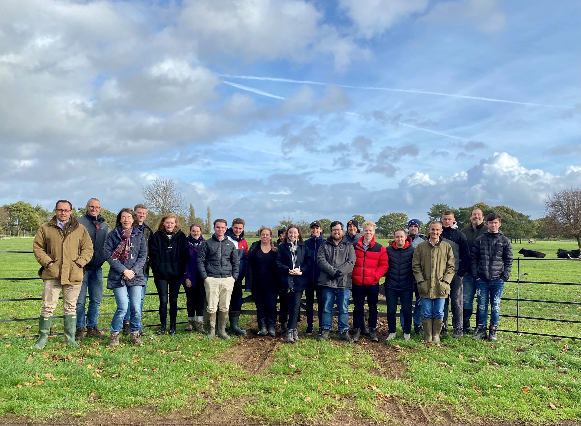 Autumn Farm Staff Walk at Tetworth Hall Estate - Hardcastle Burton
